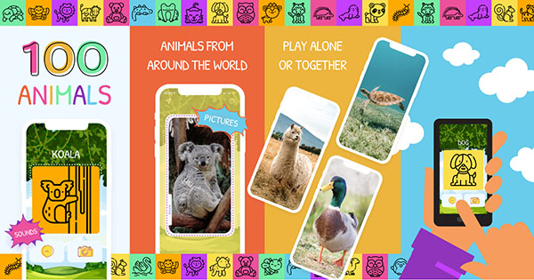 100 Animals App | A fun way to teach your toddler about animals